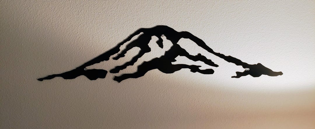 Mount Rainier, Mount Rainier Wall Art, Aluminum Wall Art, Mountains ...