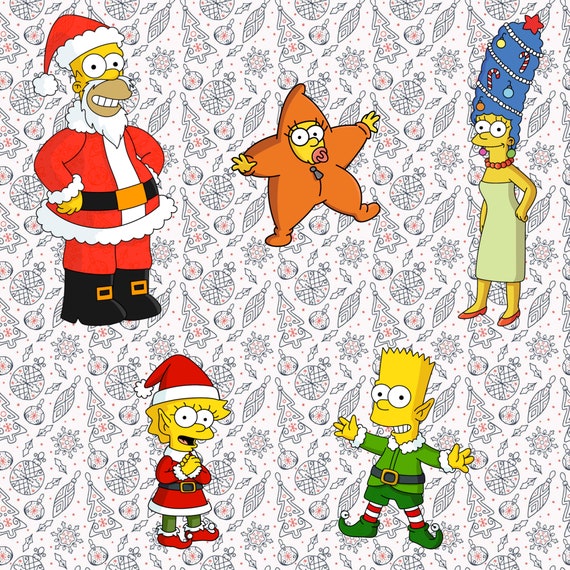 The Simpsons Christmas Wallpaper