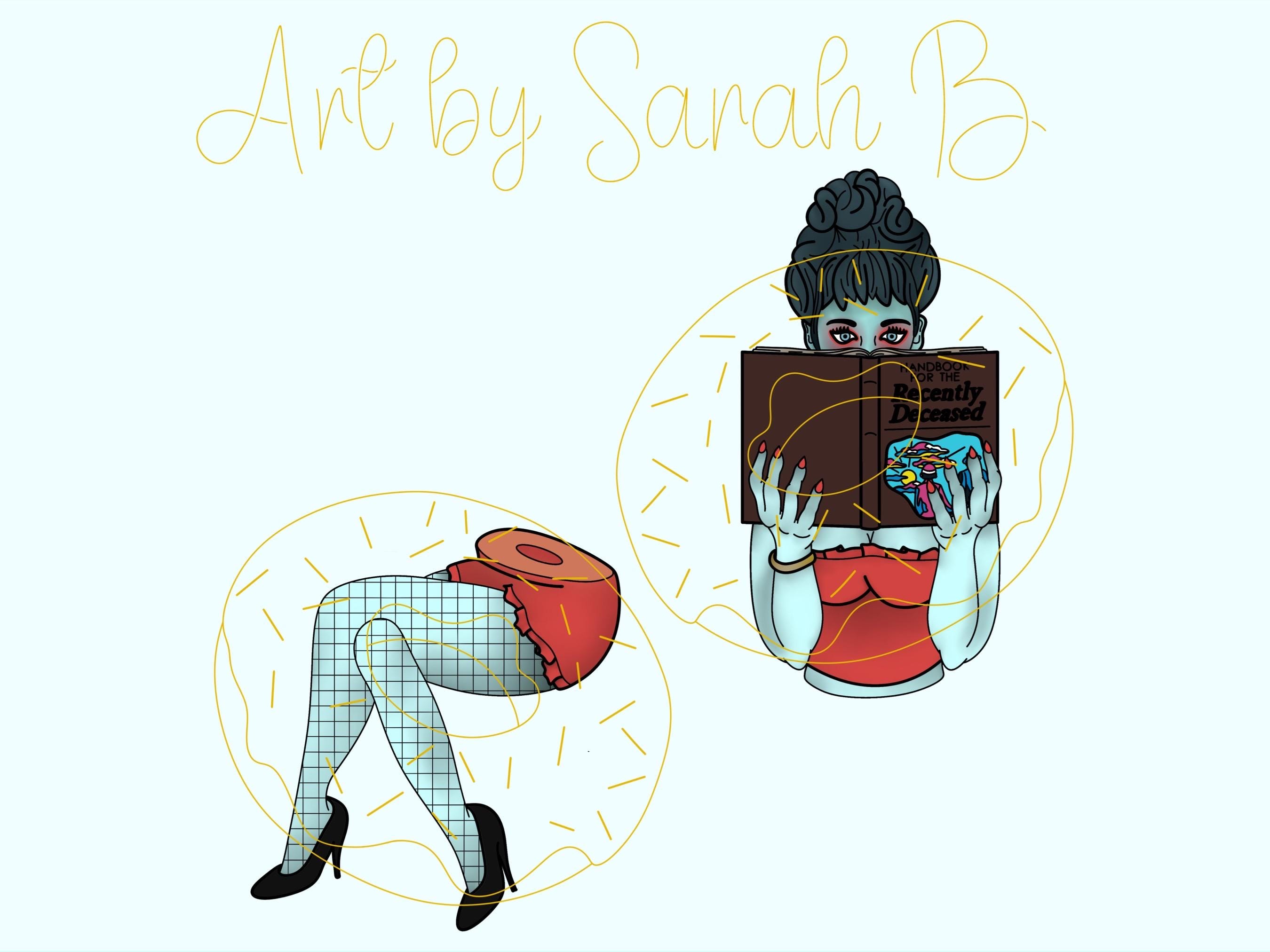 Beetlejuice Magician’s Assistant- Lady Cut in Half PNG - Etsy