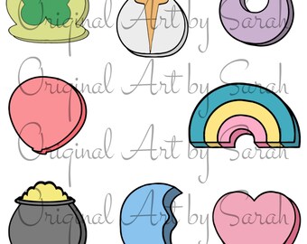 Lucky Charms Clipart PNG / SVG Digital Download - Etsy