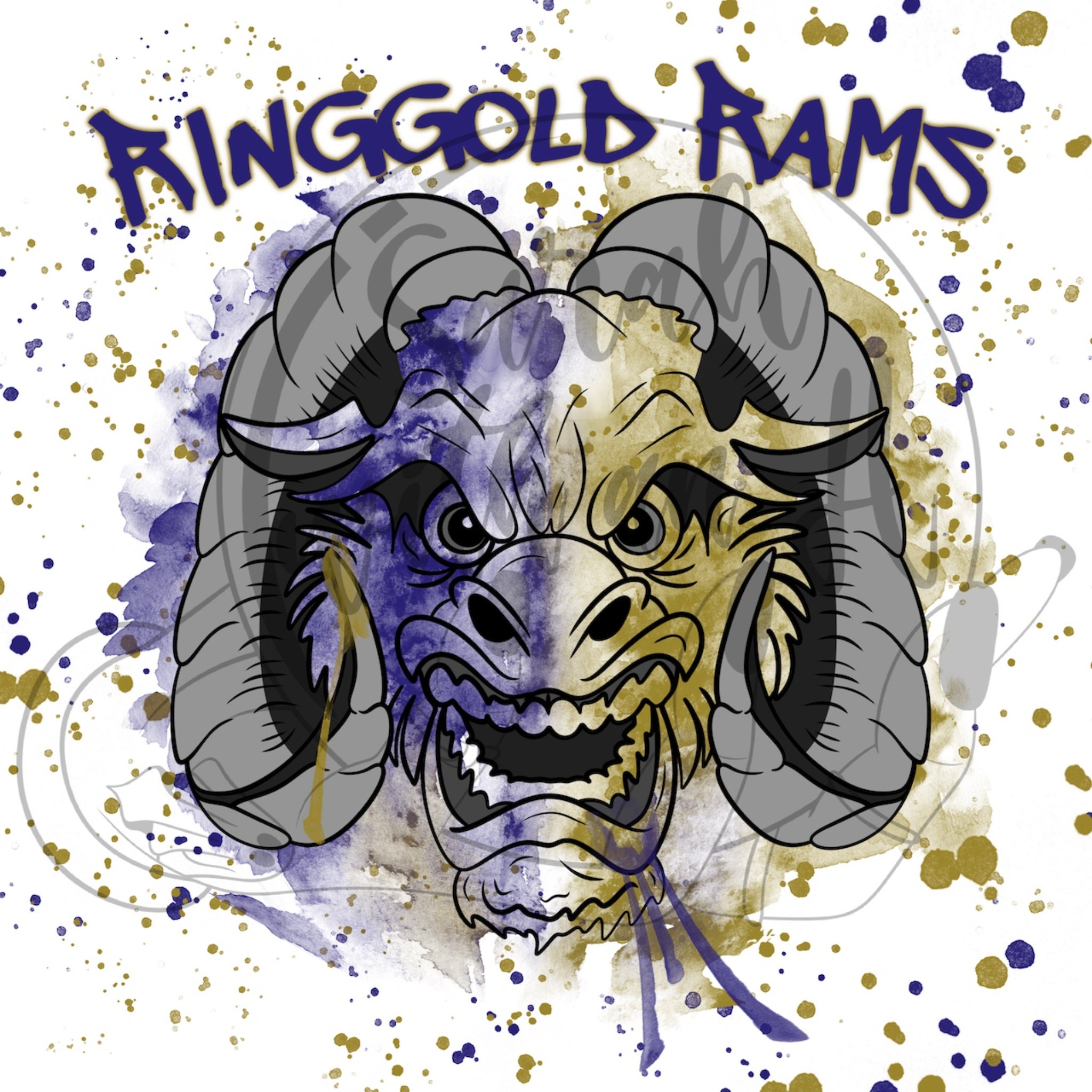 Ringgold Rams PNG Instant Download - Etsy