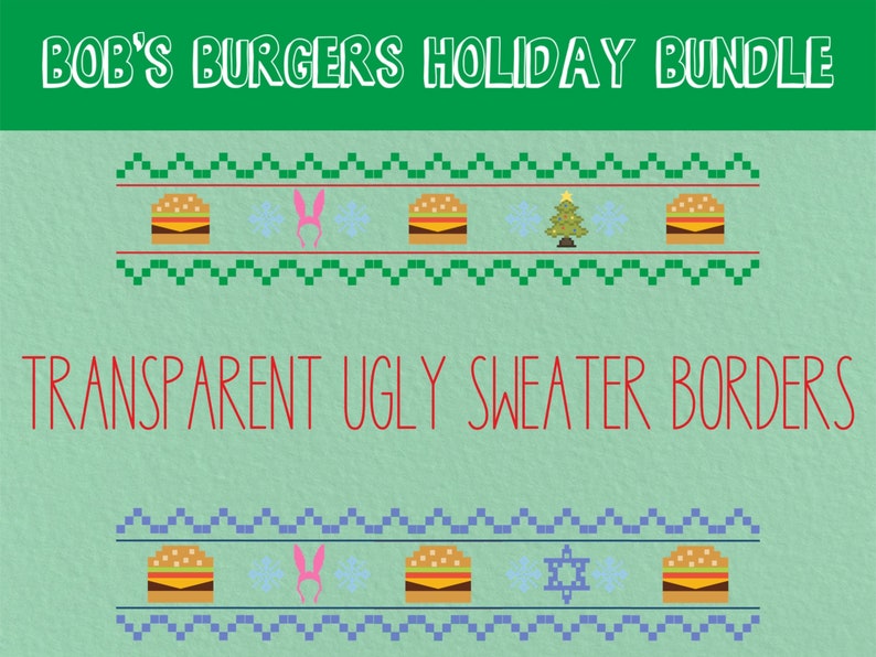 Bob’s Burgers Holiday PNG Bundle - Etsy