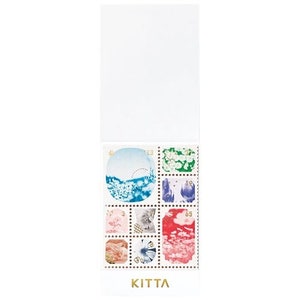KINGJIM| KITTA| Vol.14| Photo| Stamp-style| Gold Foil| Sticker| Seal ...