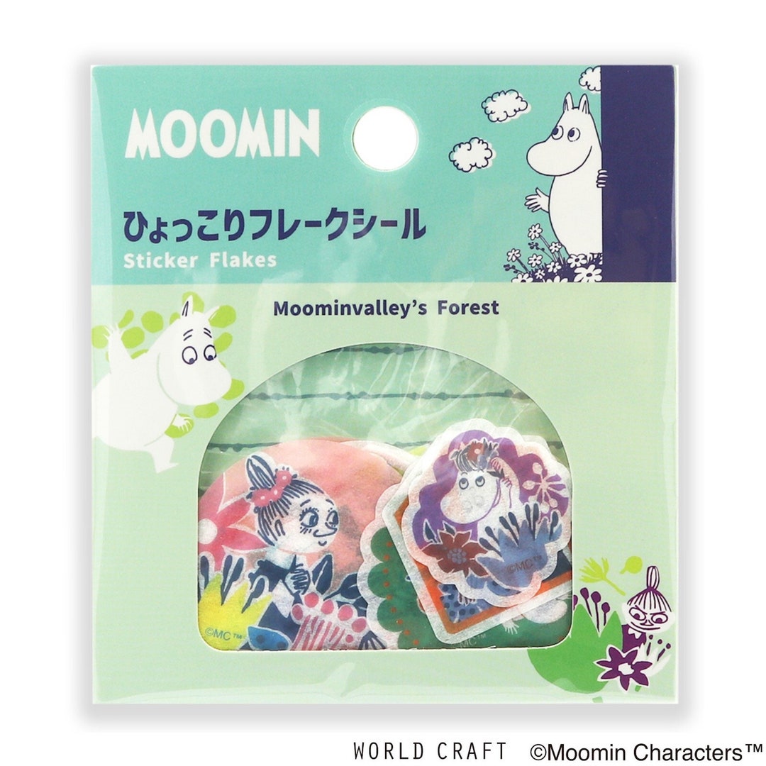 World Craft the Moomins Moominvalley's Forest A Sticker Pack - Etsy