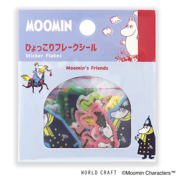 World Craft the Moomins Moomin's Friends A Sticker - Etsy