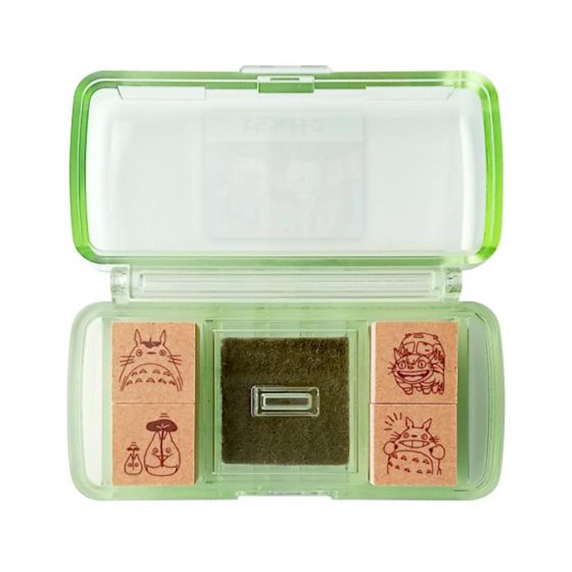 Beverly| My Neighbour Totoro| Cat Bus| Ghibli| 4pcs| Wooden| Mini Stamp ...