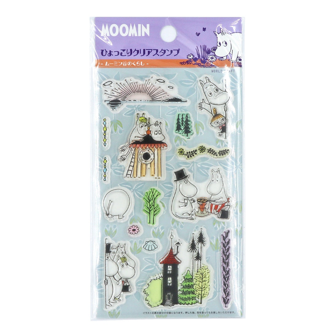 World Craft the Moomins Life in the Moomin Valley Clear Stamp - Etsy