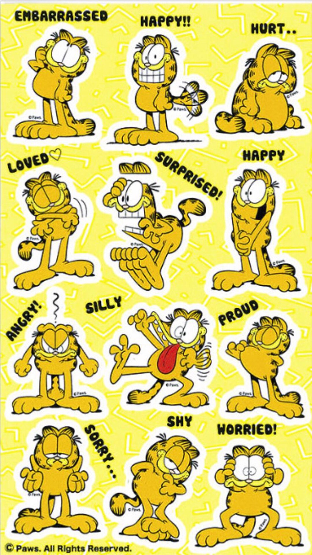 Japan| Okutani| Emotions| Garfield| Odie| Jim Davis |lazy Cat ...