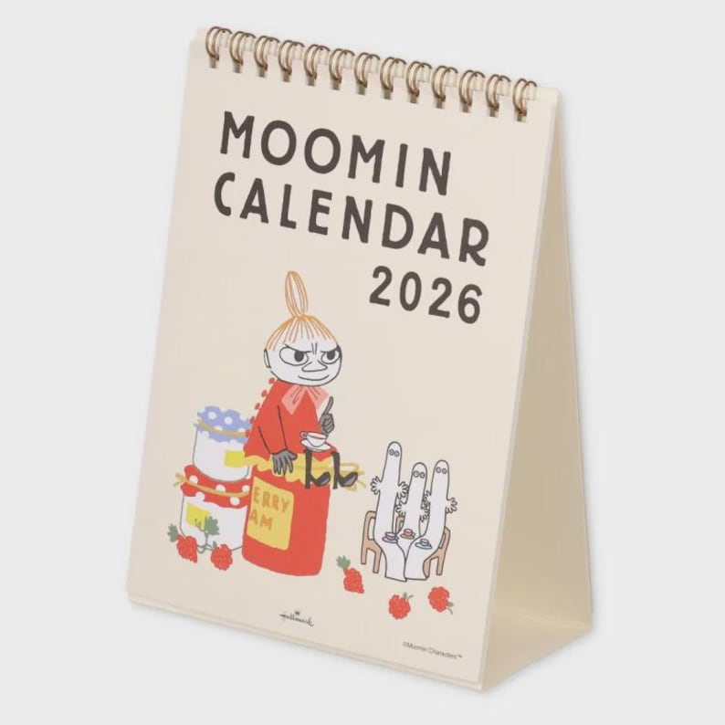 2026| Hallmark| MOOMIN| Little My| Monthly Calendar| Vertical| Desk ...