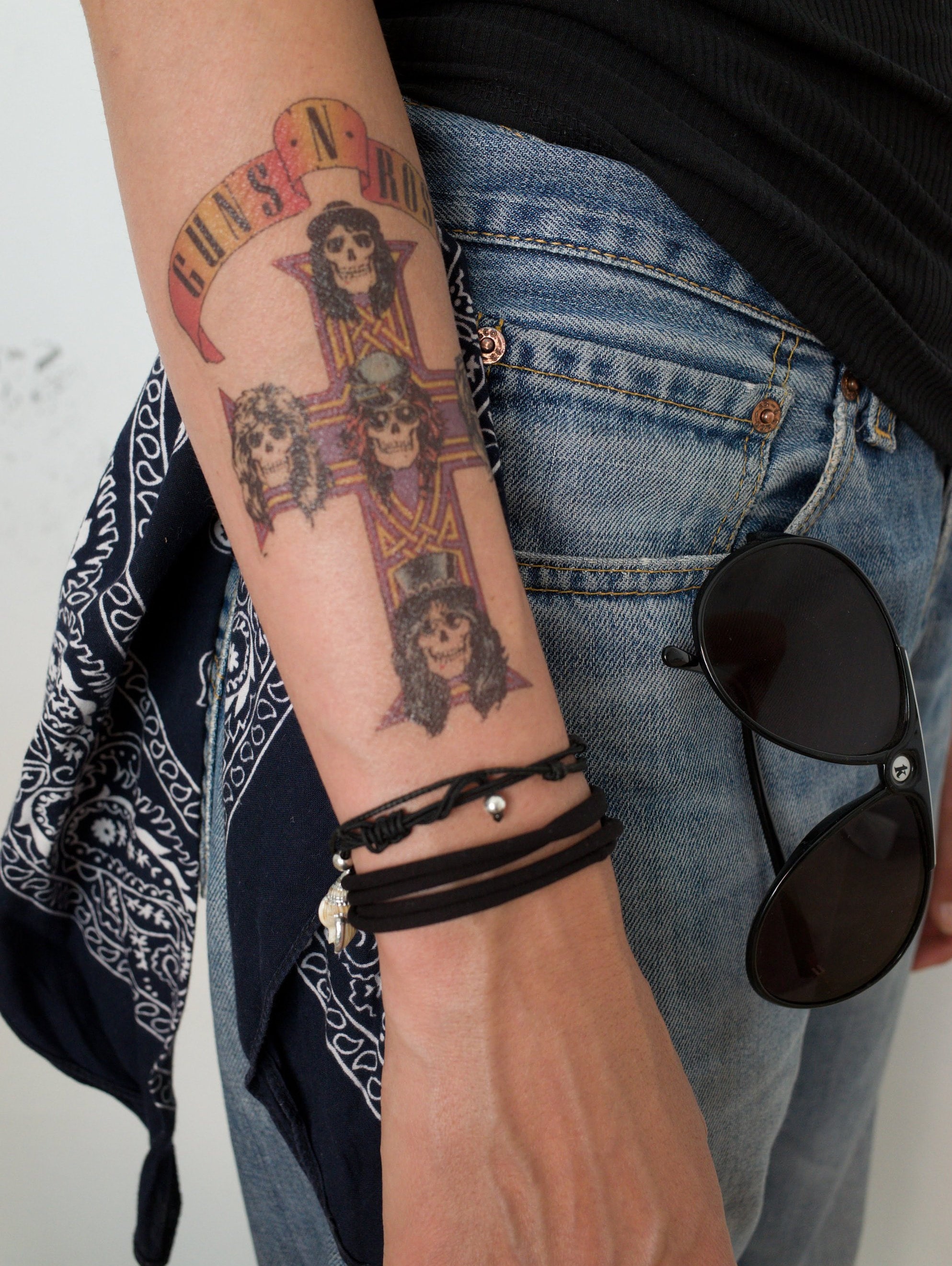 Tatuajes Temporales inspirados en Axl Rose de Guns N Roses | Etsy España