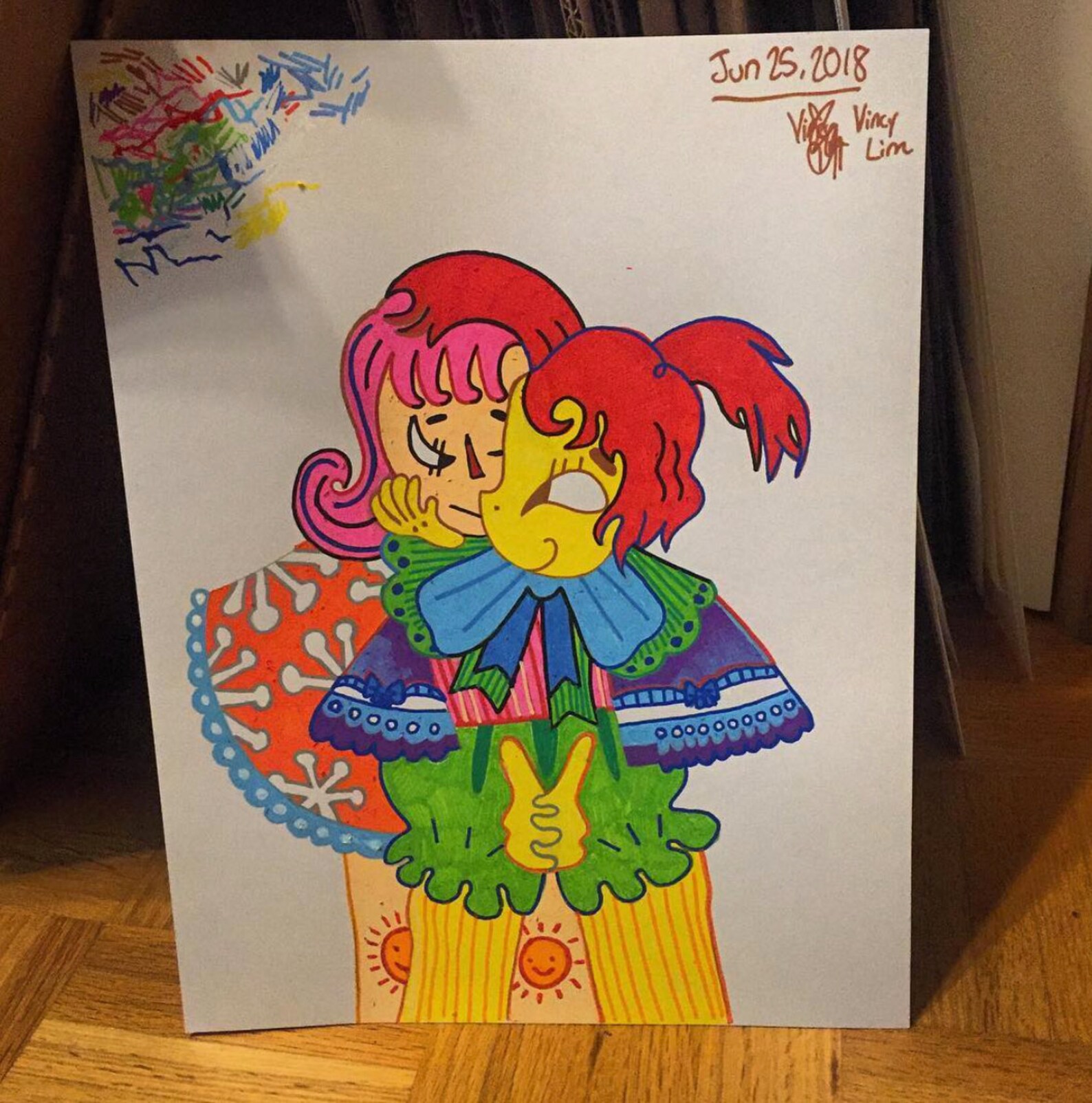 WLW Couple Original Art | Etsy