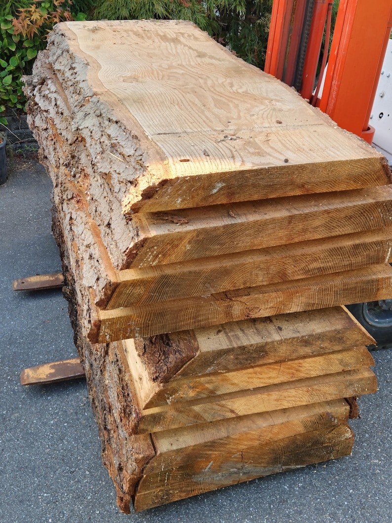 LIVE EDGE SLABS From British Columbia Canada Maple, Cypress, Fir ...