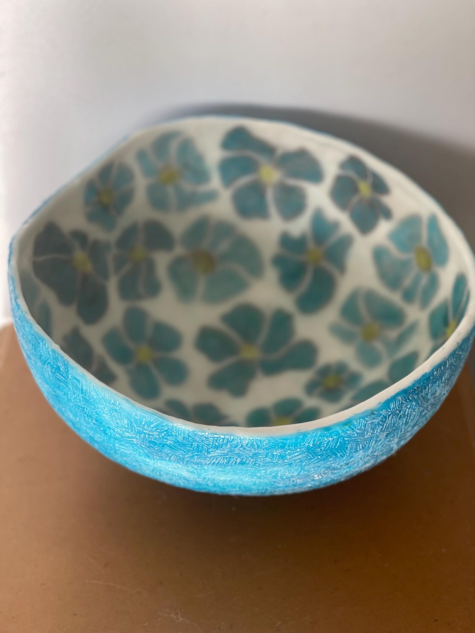 River of Dreams - Unique Encaustic and Mixed Media Decorative Bowl - Etsy