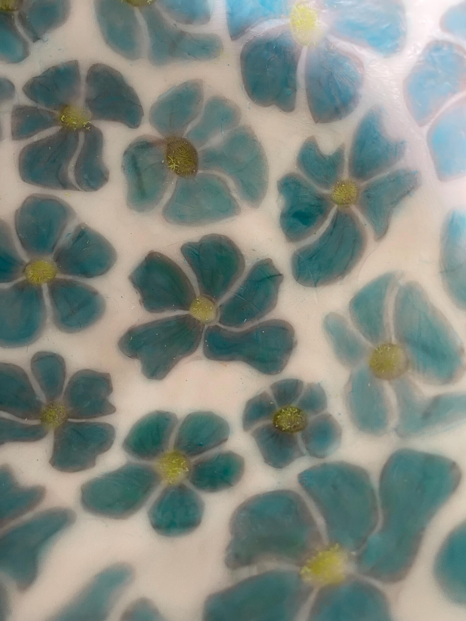 River of Dreams - Unique Encaustic and Mixed Media Decorative Bowl - Etsy