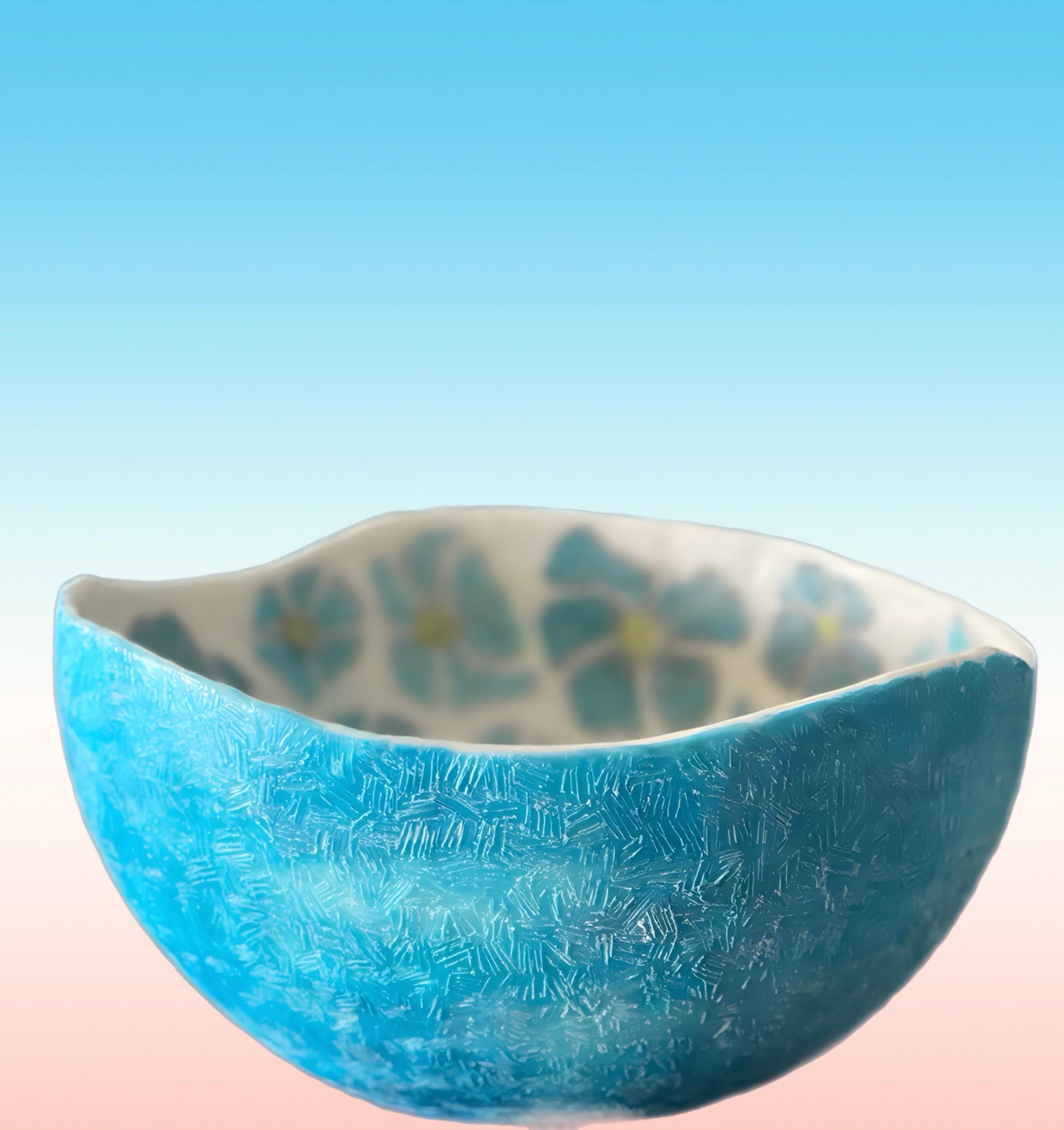 River of Dreams - Unique Encaustic and Mixed Media Decorative Bowl - Etsy