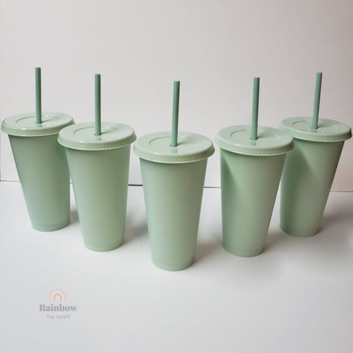 Light Pastel Pink Reusable Cold Cup 24oz. - Etsy