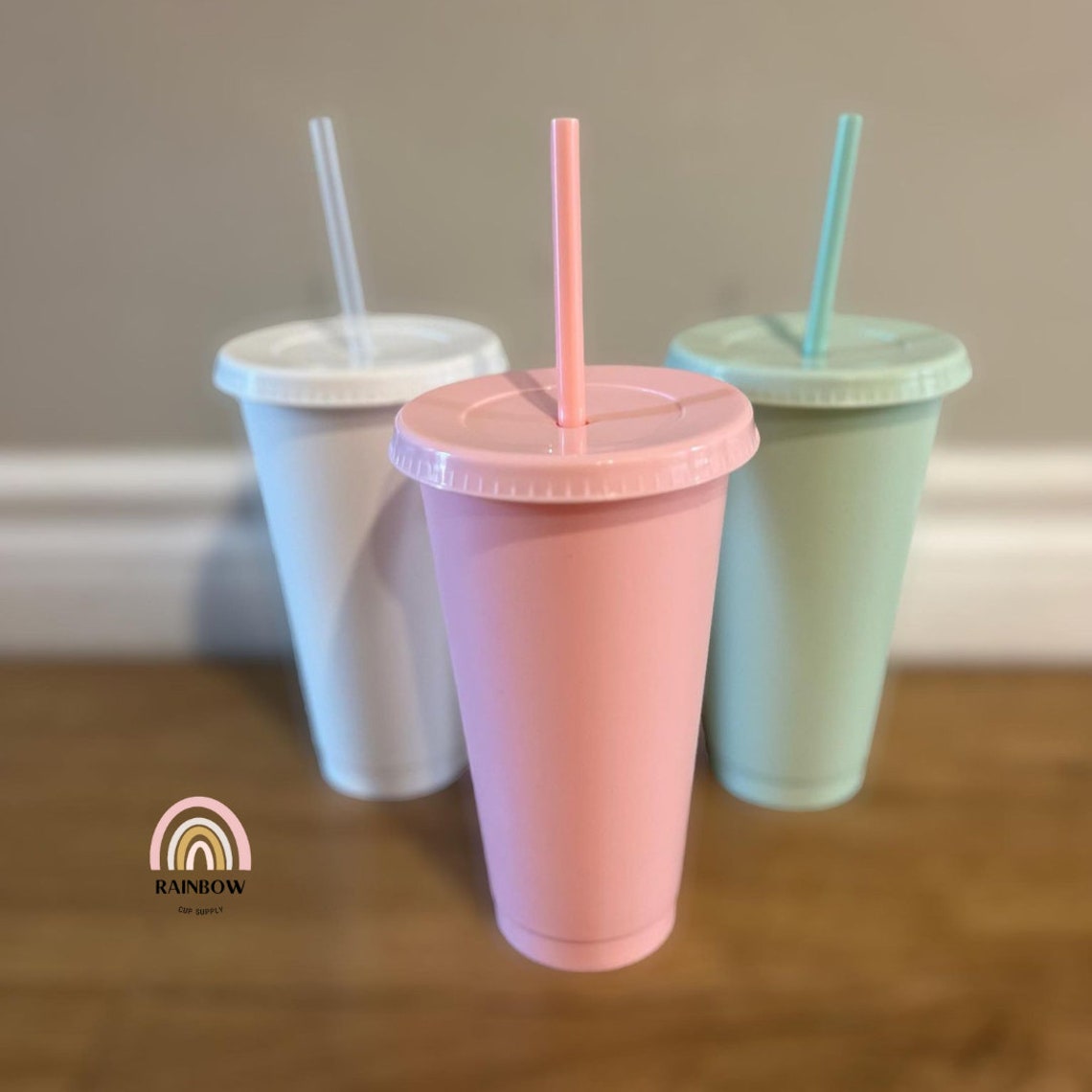3pack Reusable Cold Cups 24oz. - Etsy