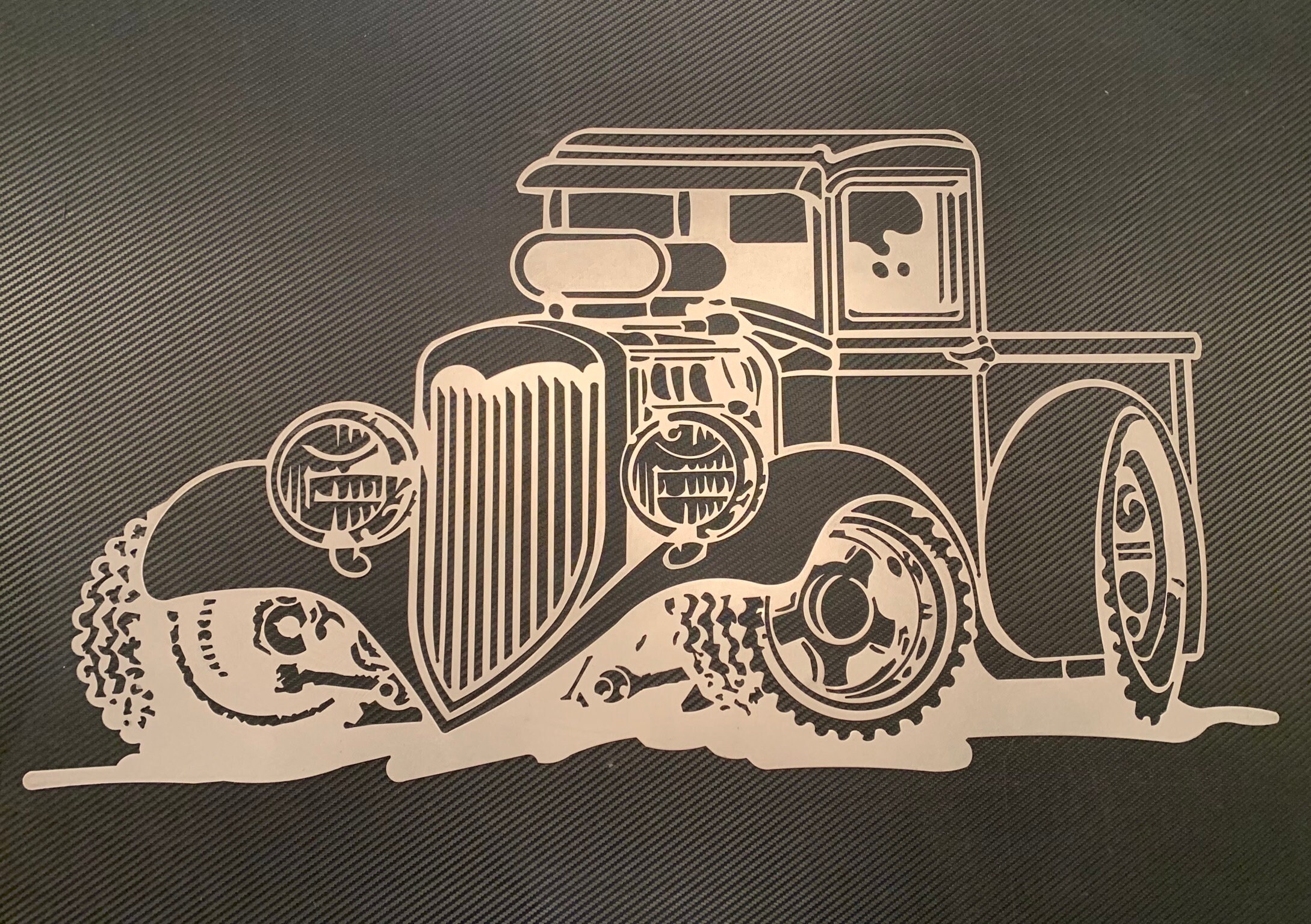 34 Ford Street Rod Truck - Plasma Cut Metal Sign - Etsy
