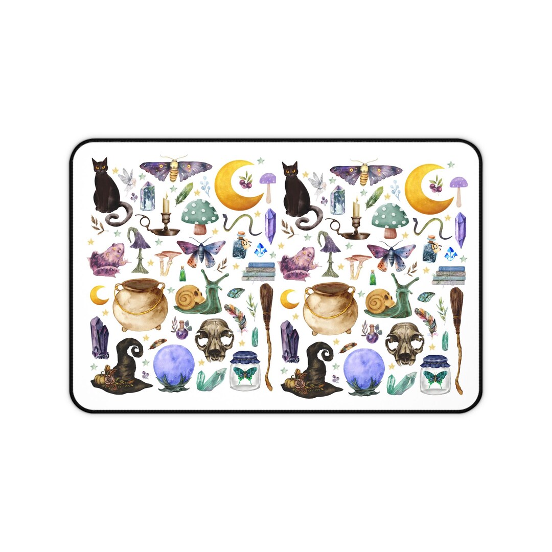 Enchanting Forest Witchy Desk Mat - Perfect for Home & Office, Gift for ...