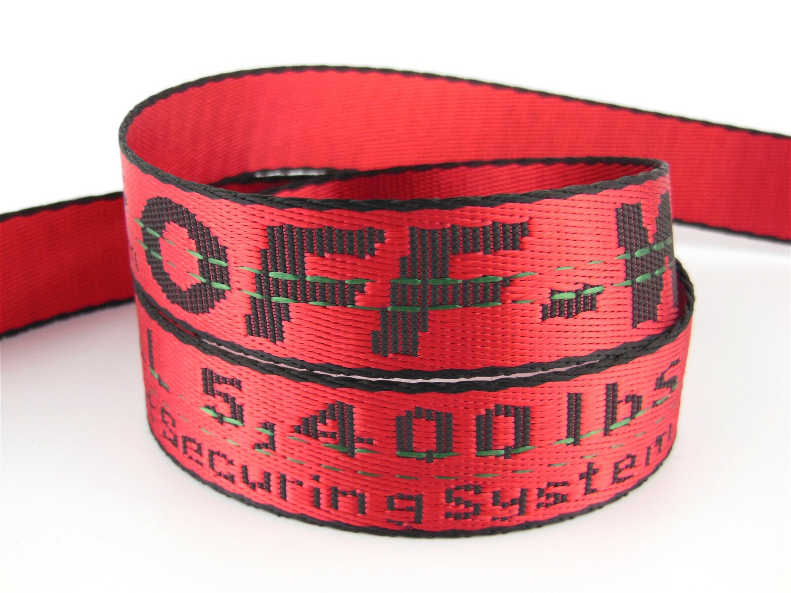 1.4 Inch 35mm Thick Woven Ribbon, Alphabet Jacquard Ribbon, Belt Ribbon ...