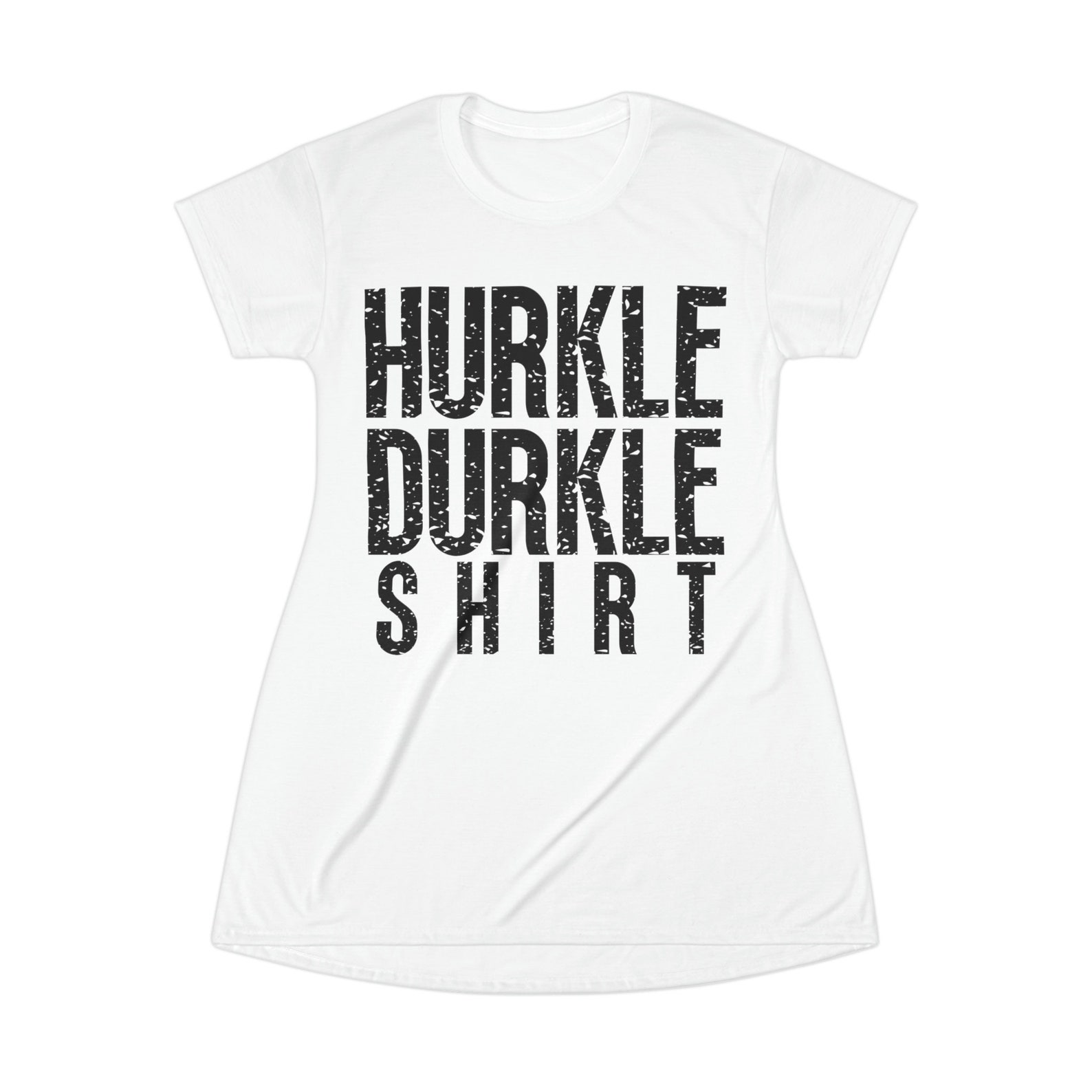 Hurkle Durkle Shirt Dress: Comfy Polyester Night Shirt - Etsy