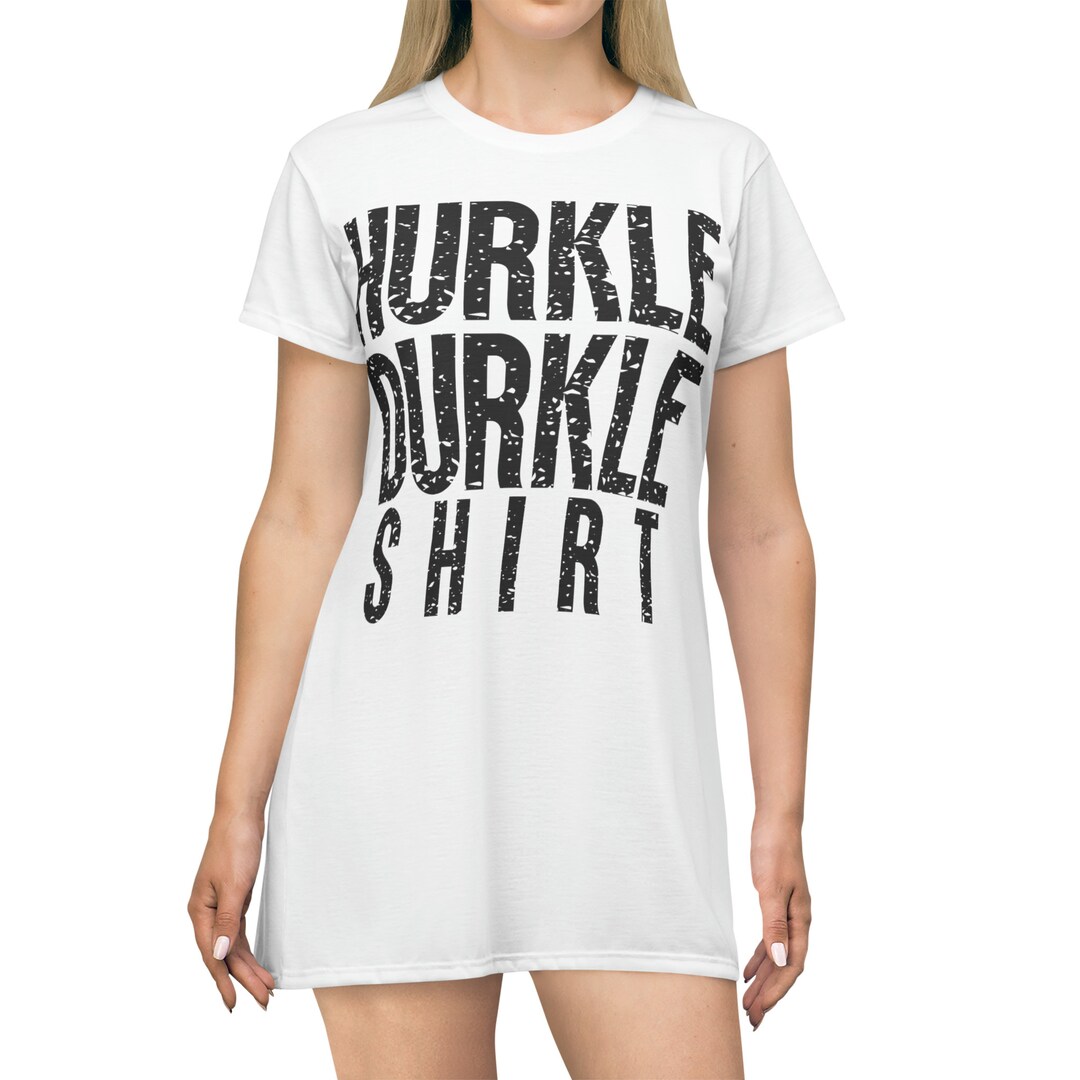 Hurkle Durkle Shirt Dress: Comfy Polyester Night Shirt - Etsy