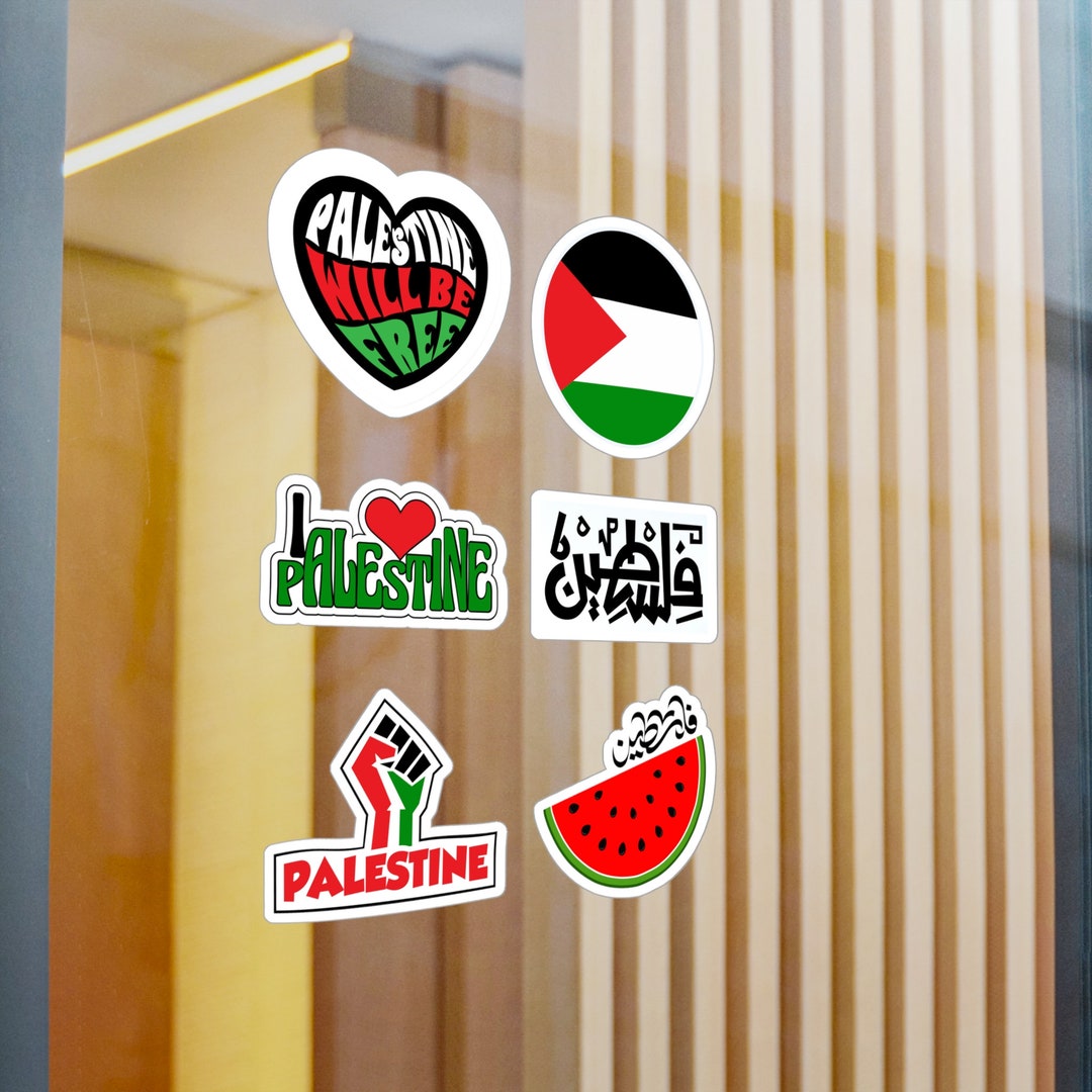 6 Palestine Vinyl Decals - Pack of 6 Palestine Stickers - Palestinian ...