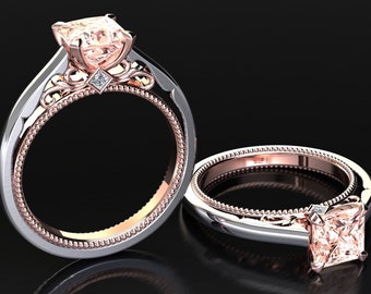 Unique Two Tone Ring - Etsy