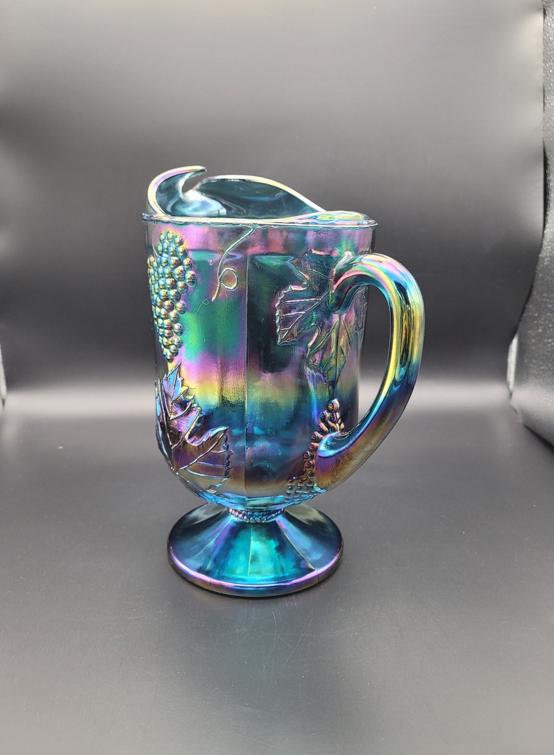 64 Ounce Pitcher Indiana Glass Colony Harvest Carnival Glass - Etsy
