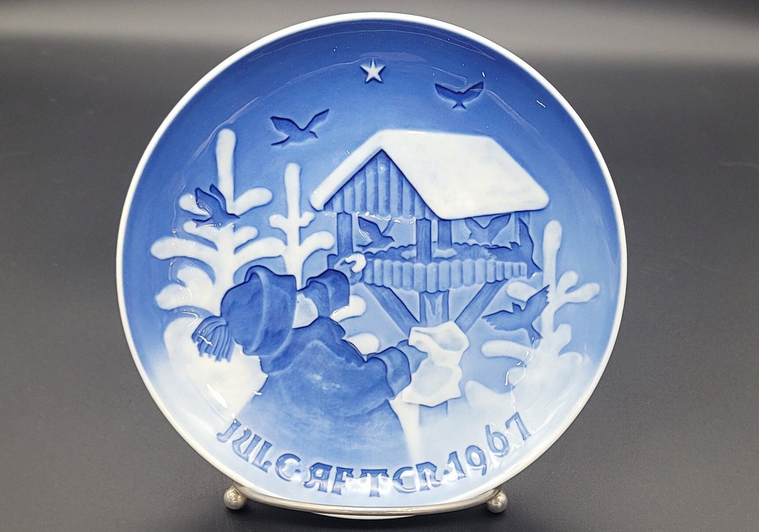 Bing & Grondahl Kjobenhavn Fuglenes Jul Christmas Made in Denmark 1967 ...