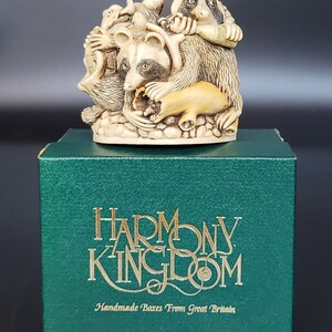 Raccoons Harmony Kingdom Rockys Raiders TJRC Box and Booklet Made in ...