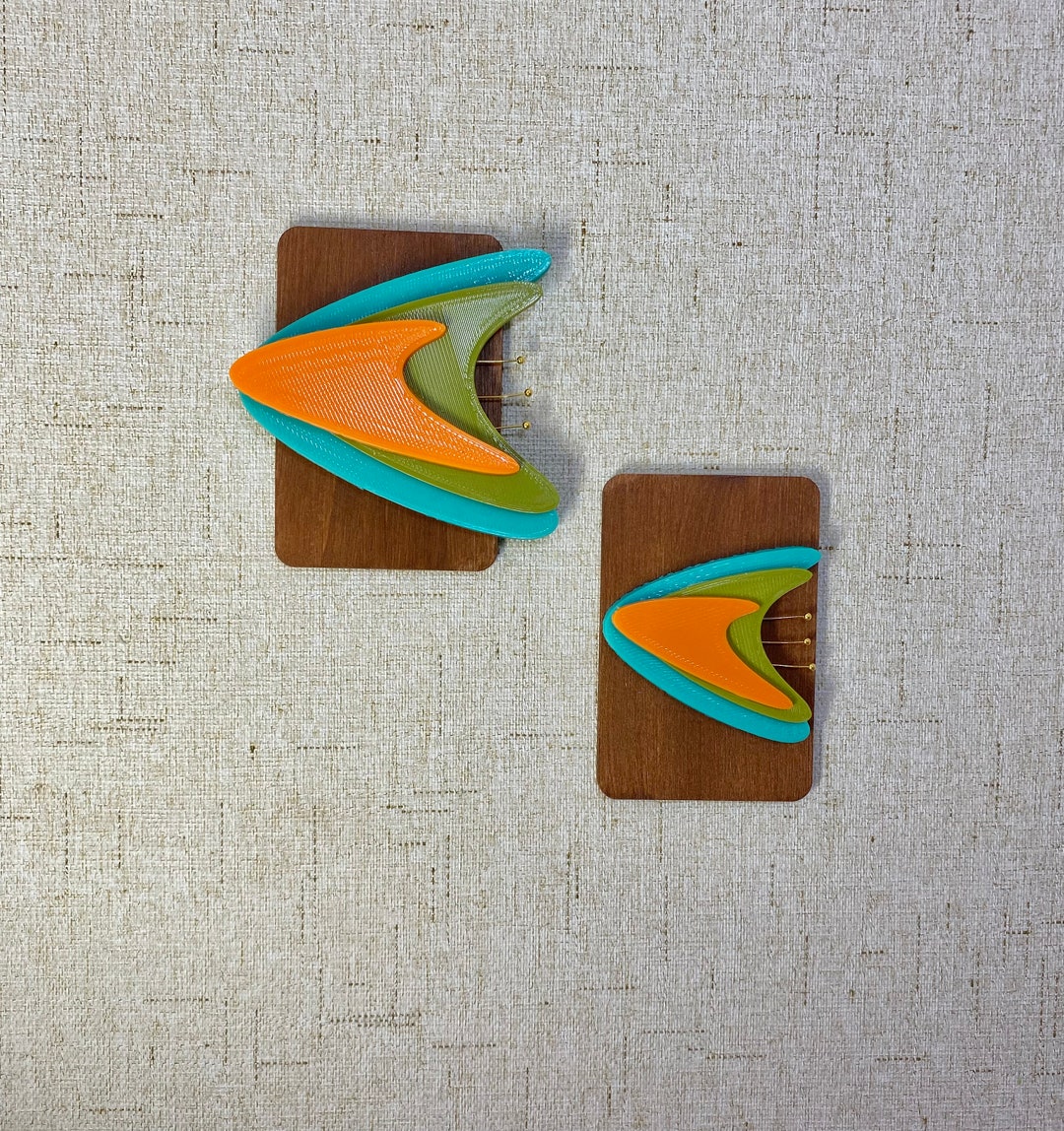 1/6 Scale Atomic Boomerang Wall Decor Set - Etsy