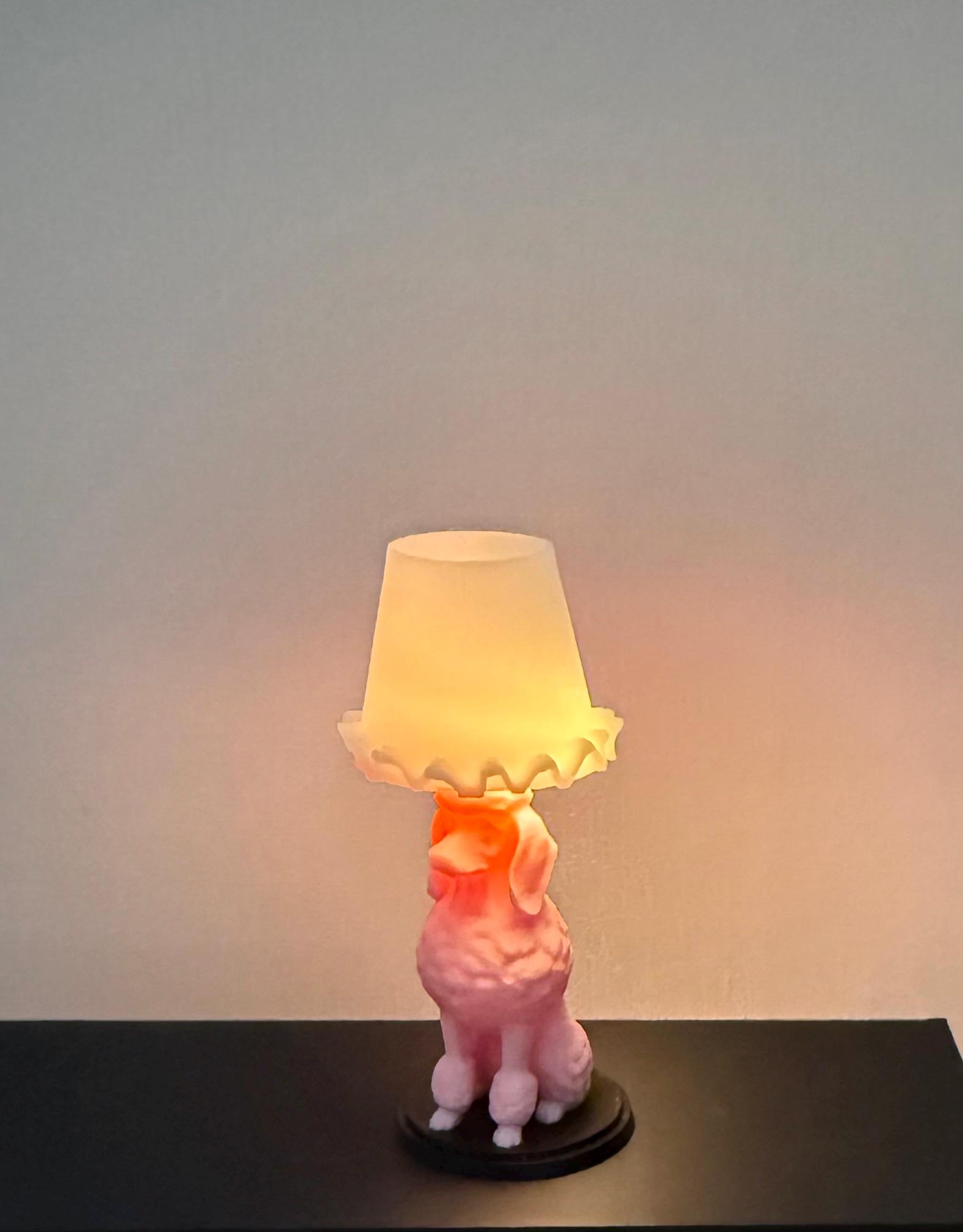 1/6 Scale Poodle Lamp (lighted) - Etsy