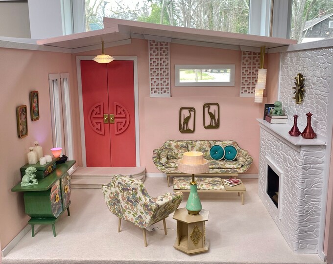 1:6 Scale Mid Century Modern Diorama Roombox - Etsy