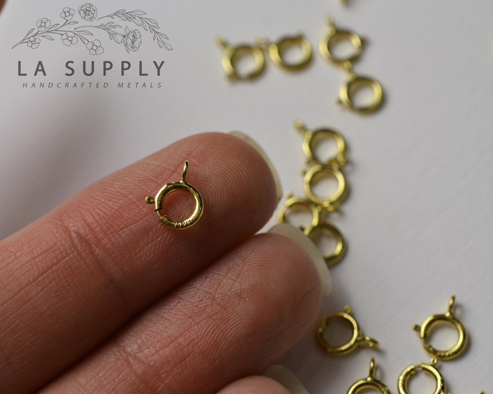 Clasp Spring Ring Clasp Gold Spring Clasp Gold Clasp - Etsy
