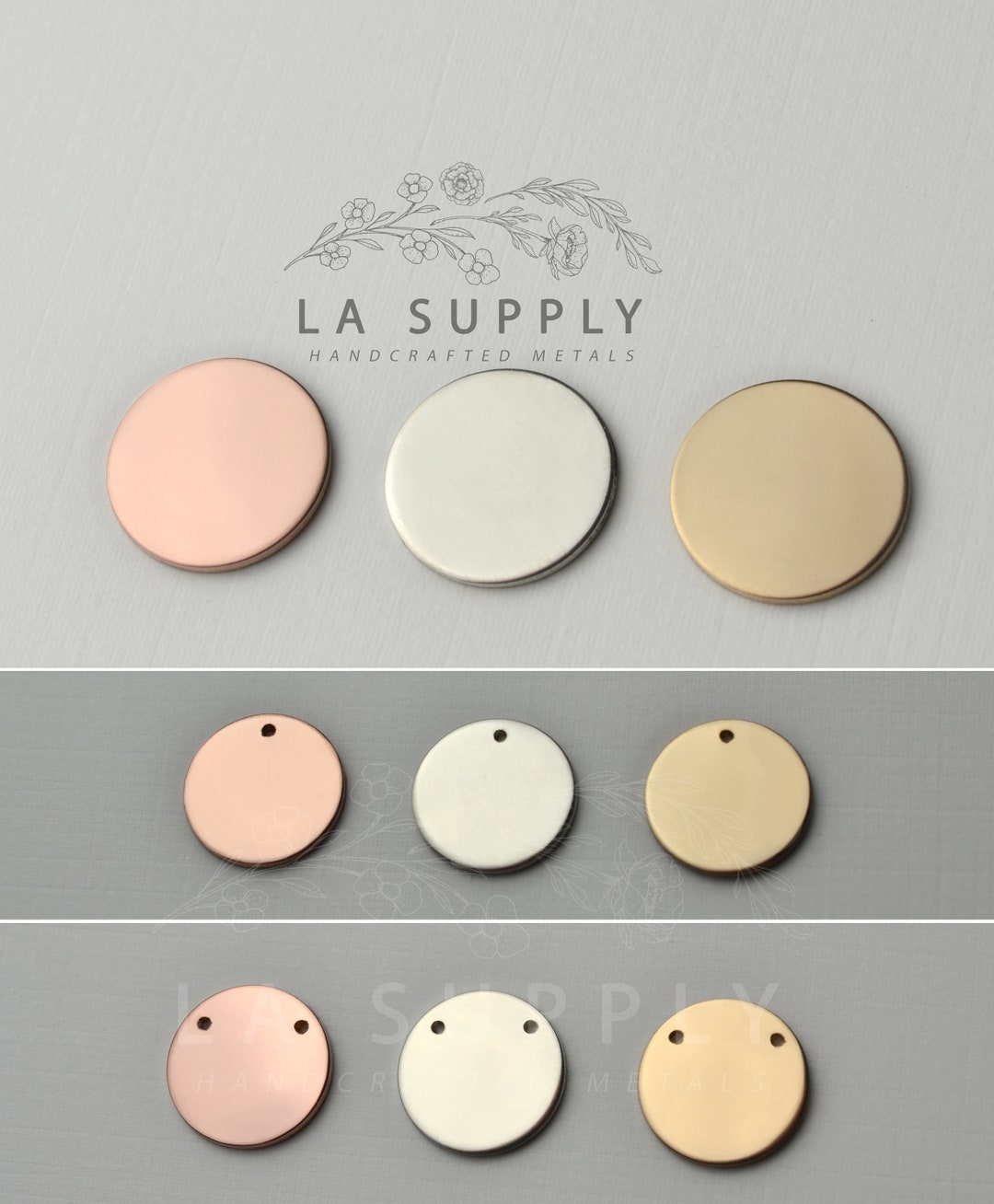 12mm Disc Blank, Disc Blank, Round Stamping Blank, Metal Blank ...