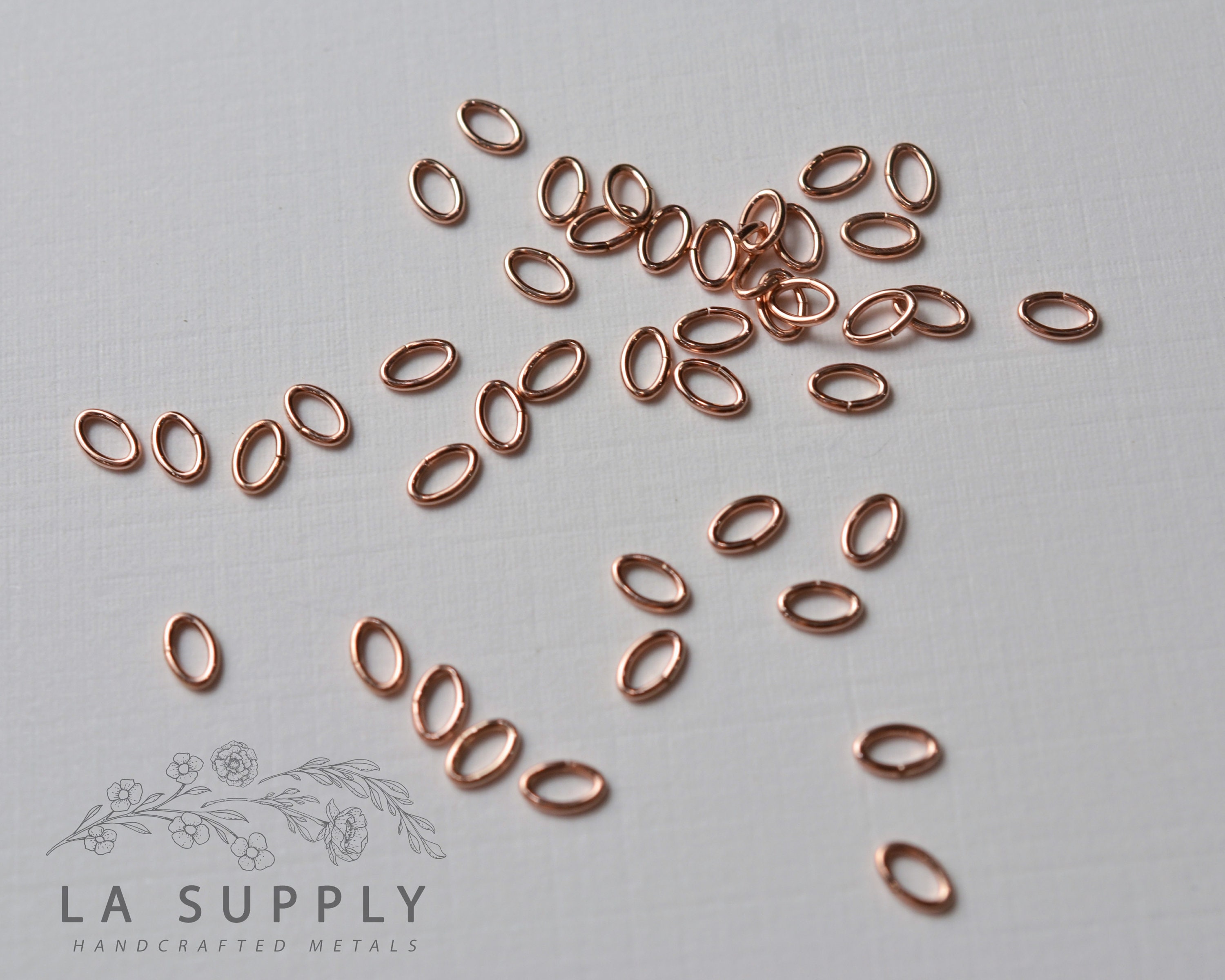 Oval Jump Rings, Open Jump Rings, Gold Filled Jump Rings, Sterling ...