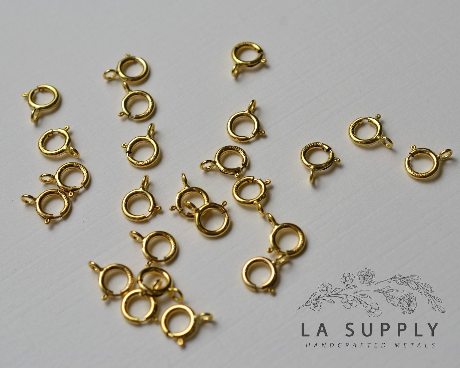 Clasp Spring Ring Clasp Gold Spring Clasp Gold Clasp - Etsy