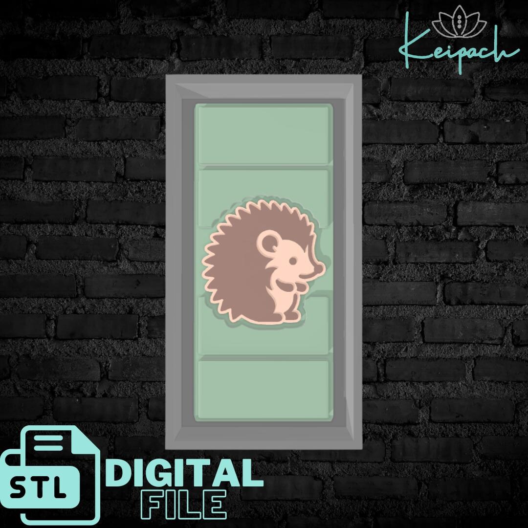 Hedgehog Snap Bar Digital STL Master Mold File for Silicone Wax Melt ...