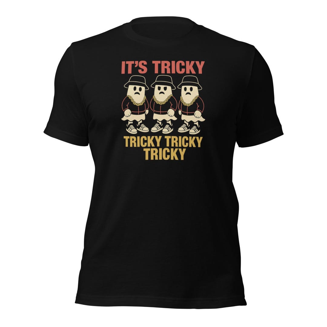 It's Tricky Ghost Shirt: Funny Halloween Hip Hop Rap Tee - Etsy