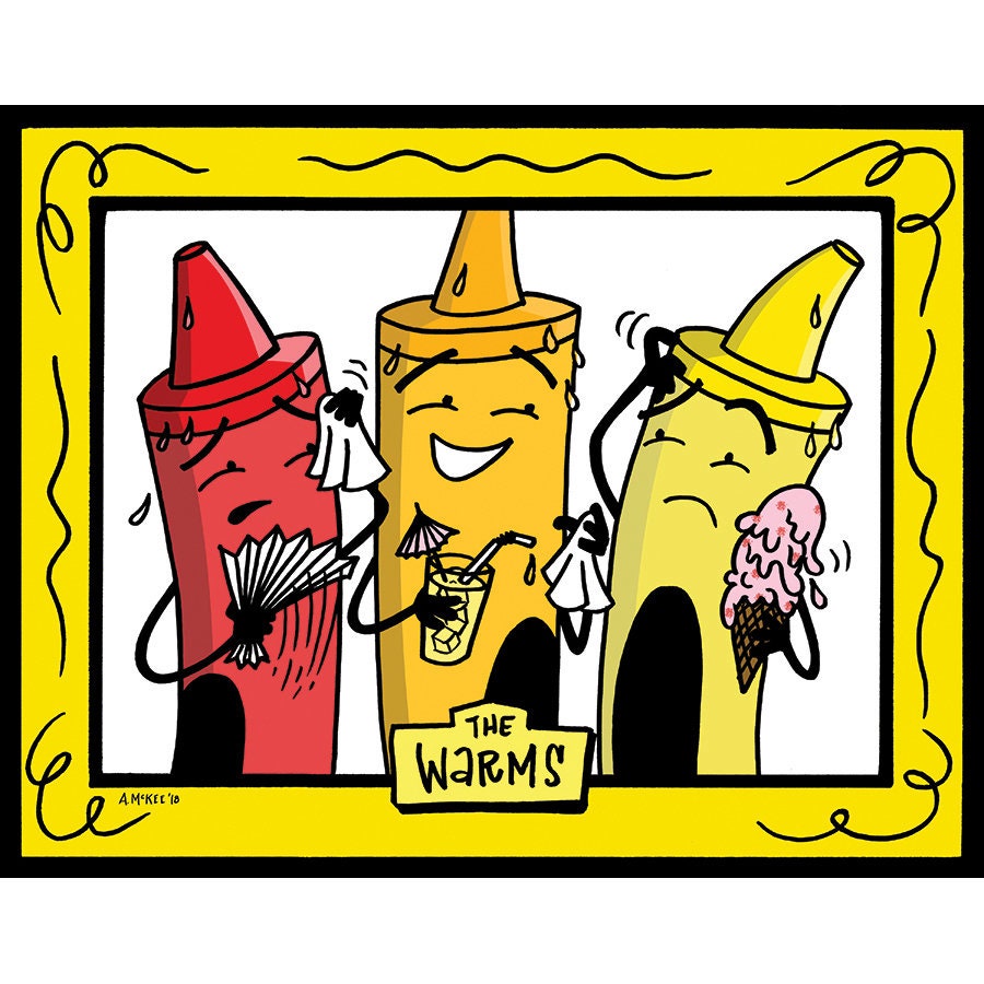 The Color Families Digital Set of 8 Art Classroom Decor | Etsy