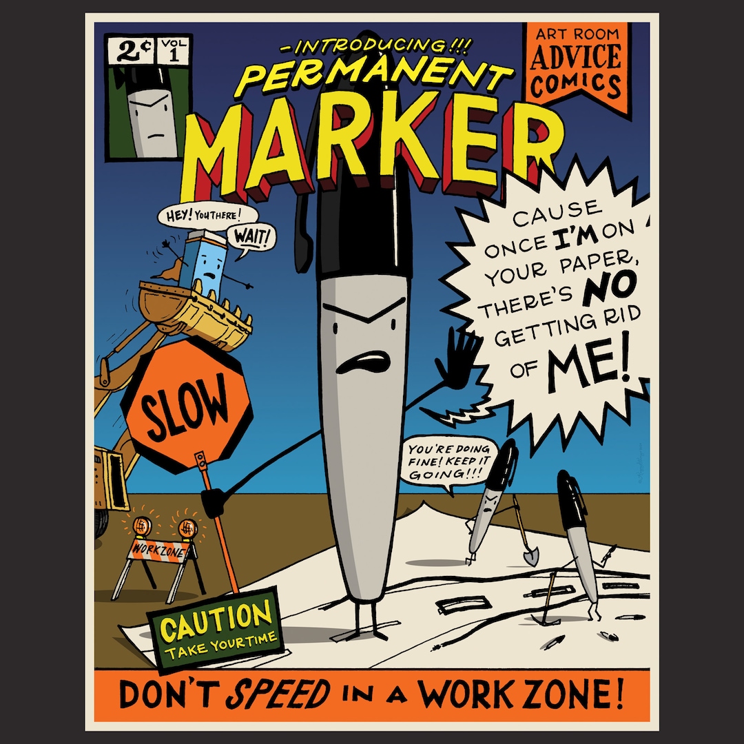 Permanent Marker 16x20 Poster - Etsy
