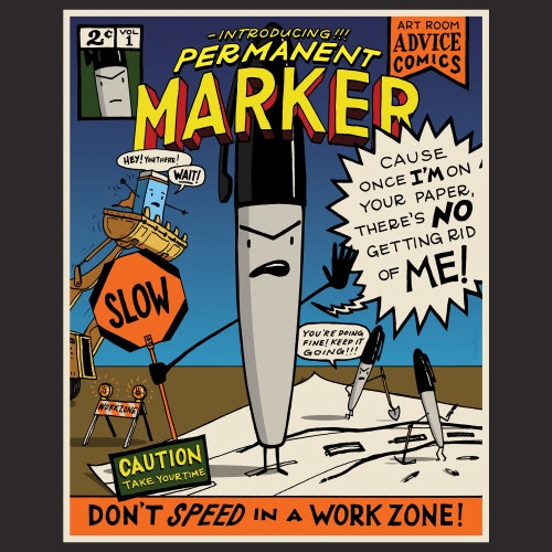 Permanent Marker 16x20 Poster - Etsy