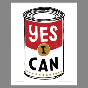 Yes I Can 16x20 Poster (positive Art for Young People) Andy Warhol ...