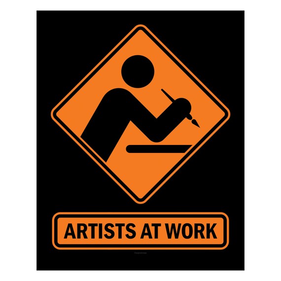 ACTIVE WORK ZONE Digital 8x10 - Etsy