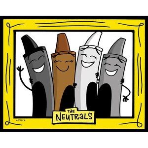 The Color Families set of 6 11x14 Prints primary, Secondary, Warm, Cool ...