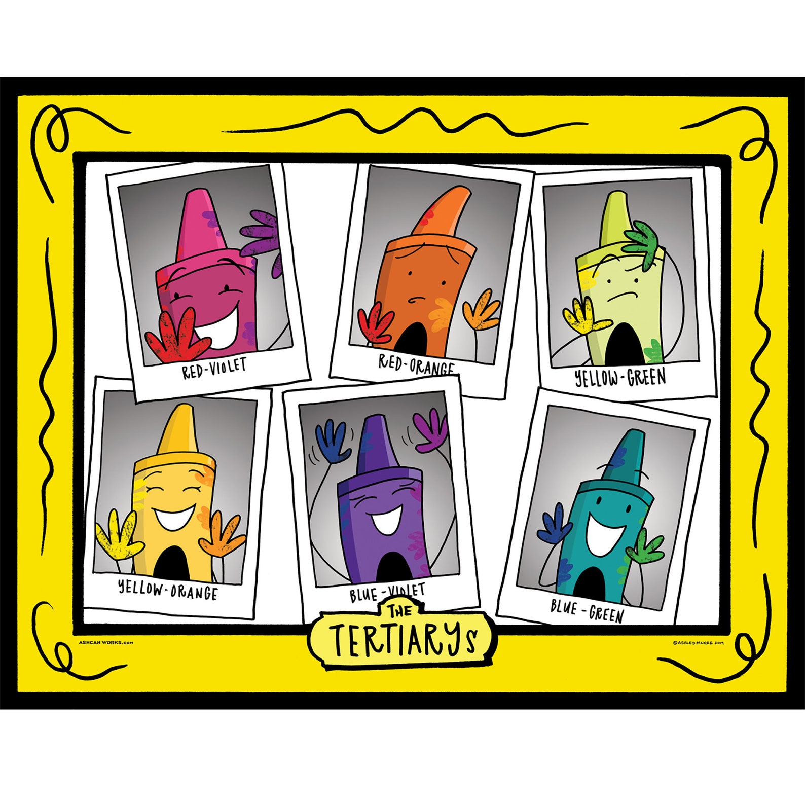 The Color Families Volume 2 set of 6 11x14 Prints tints - Etsy