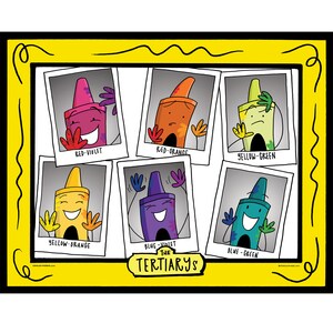 The Color Families Volume 2 (set of 6 - 11x14 Prints) (tints, Shades ...