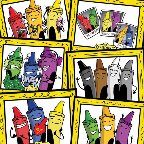 The Color Families Volume 2 set of 6 11x14 Prints tints - Etsy