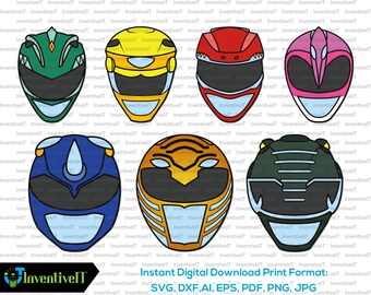 Power rangers svg | Etsy